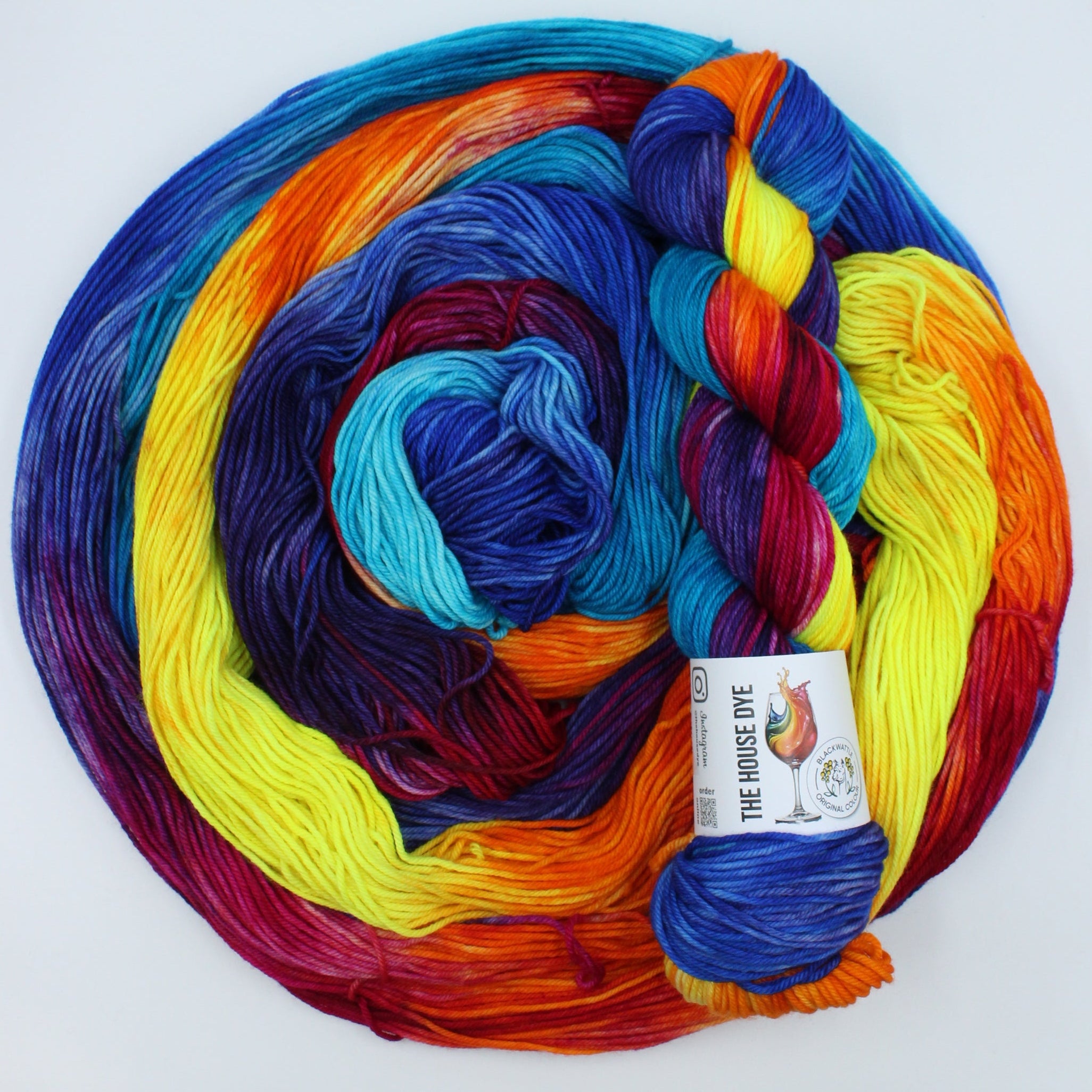 Circus - Hand dyed 100% Merino yarn – Skein Machine