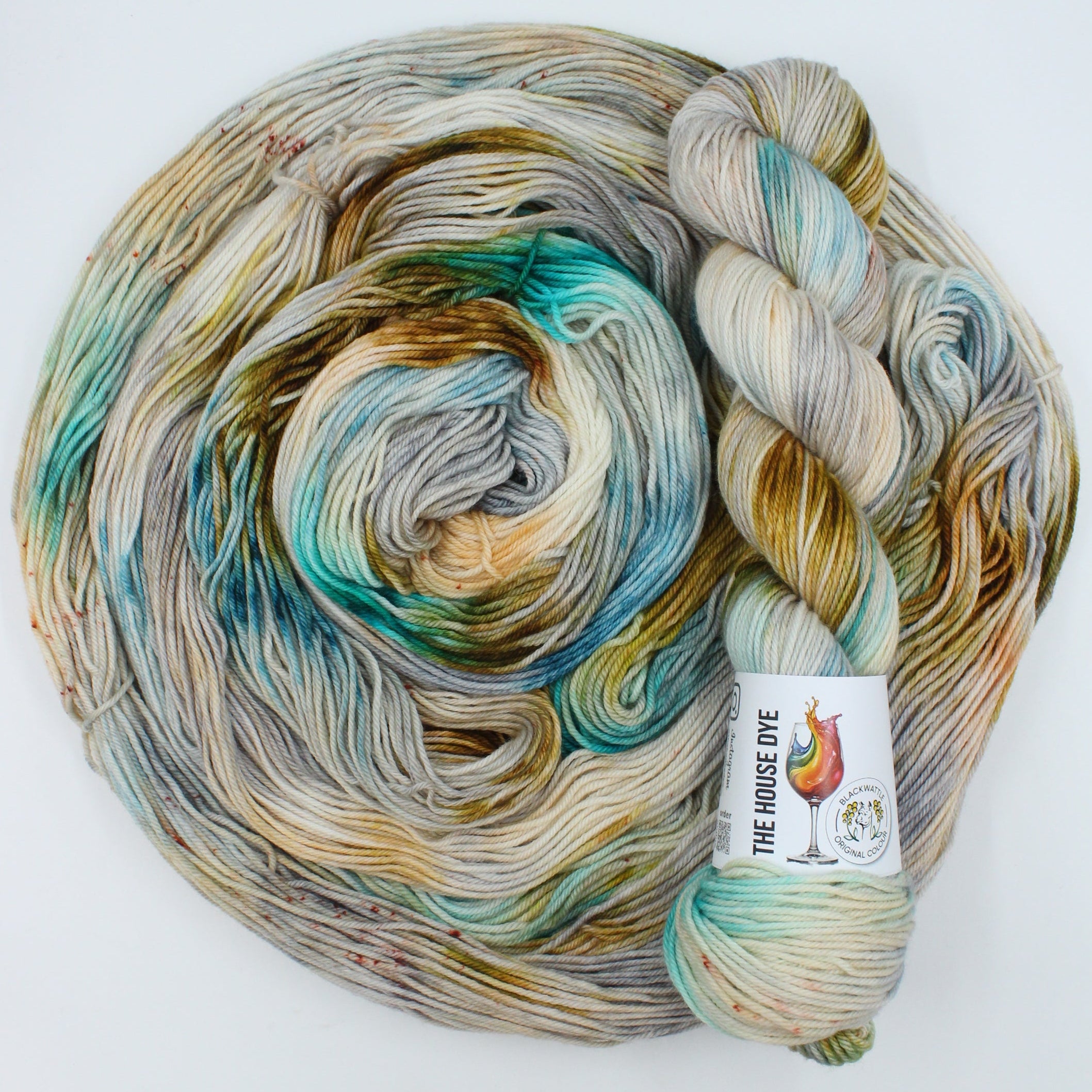 River of Reflections - Hand dyed 100% Merino yarn – Skein Machine