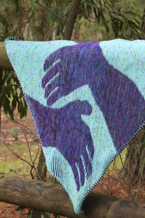 Hug Shadow Shawl Pattern - Download – Skein Machine